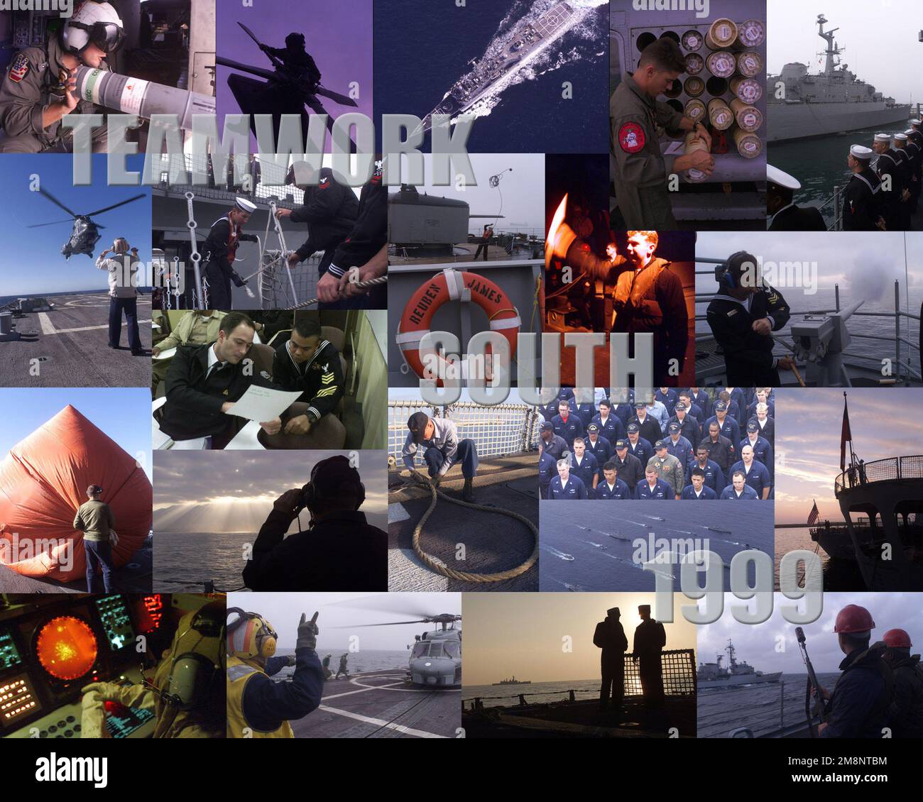 Photographic layout of Exercise TEAMWORK SOUTH '99 imagery. Subject ...