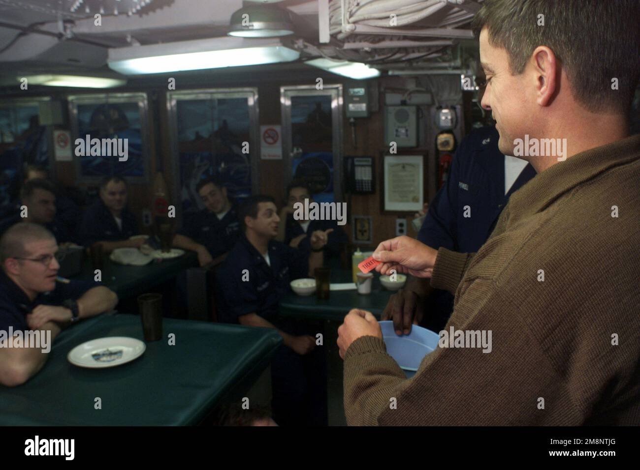 US Navy Commander Dennis Murphy, Commanding Officer of USS TUCSON (SSN ...