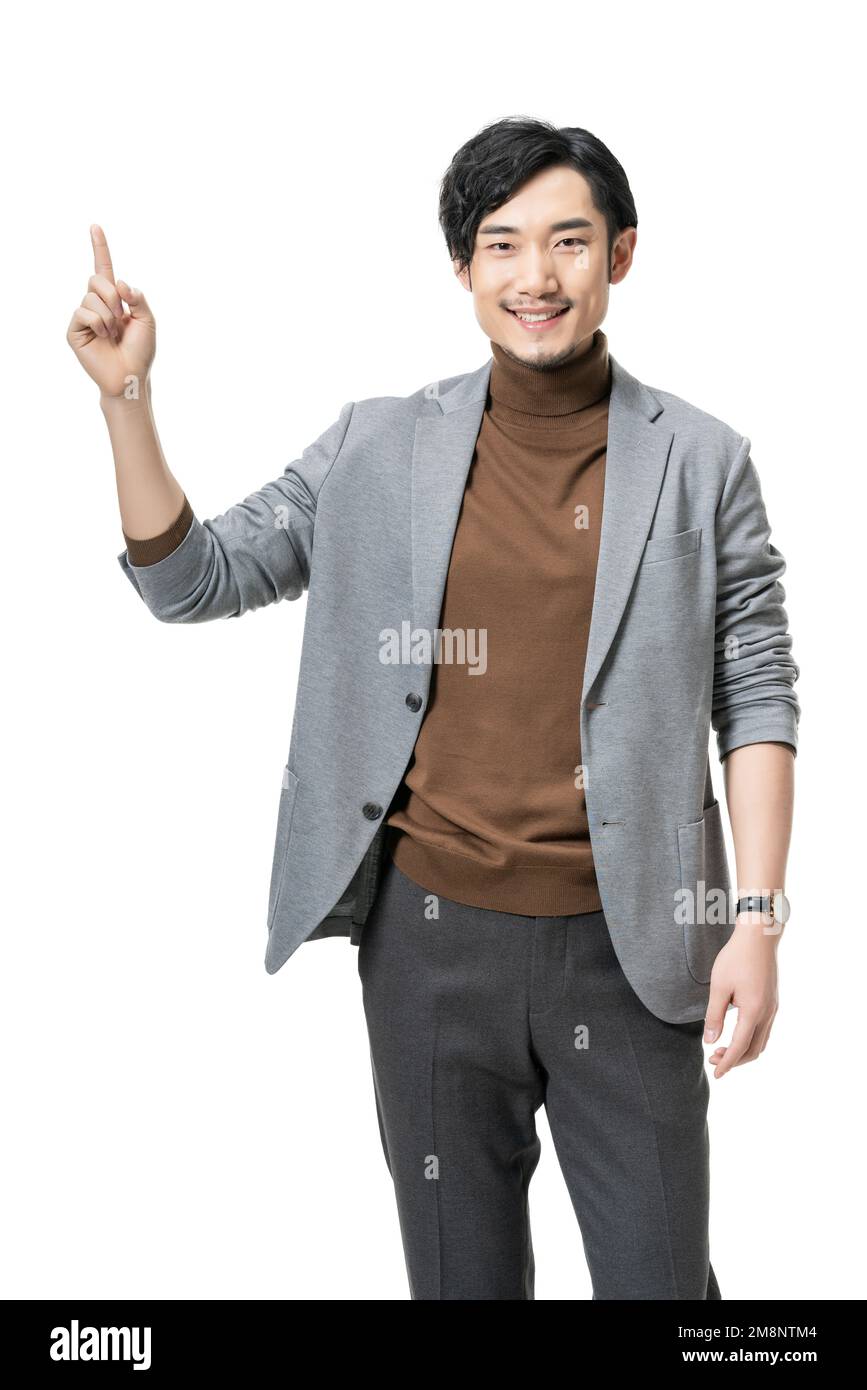 Take the young man Stock Photo - Alamy