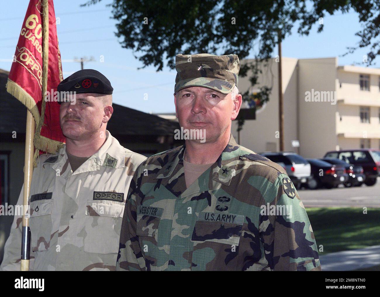 Brigadier General William G. Webster, Jr., USA, (right), Commanding ...