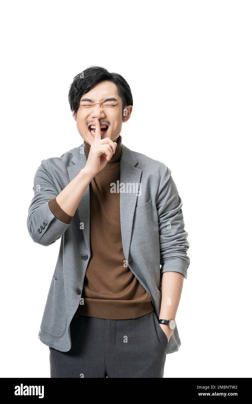 Take the young man Stock Photo - Alamy