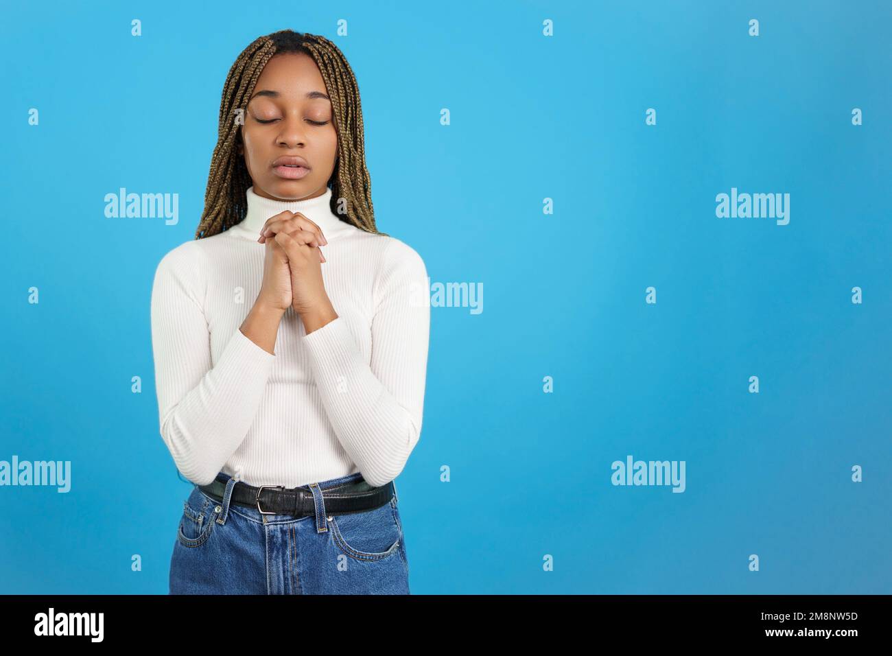 African prayer hands hi-res stock photography and images - Alamy