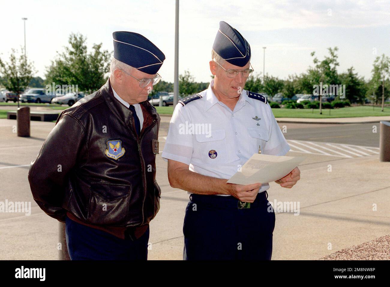 US Air Force CHIEF of STAFF, General Michael E. Ryan (Left) and USAF ...