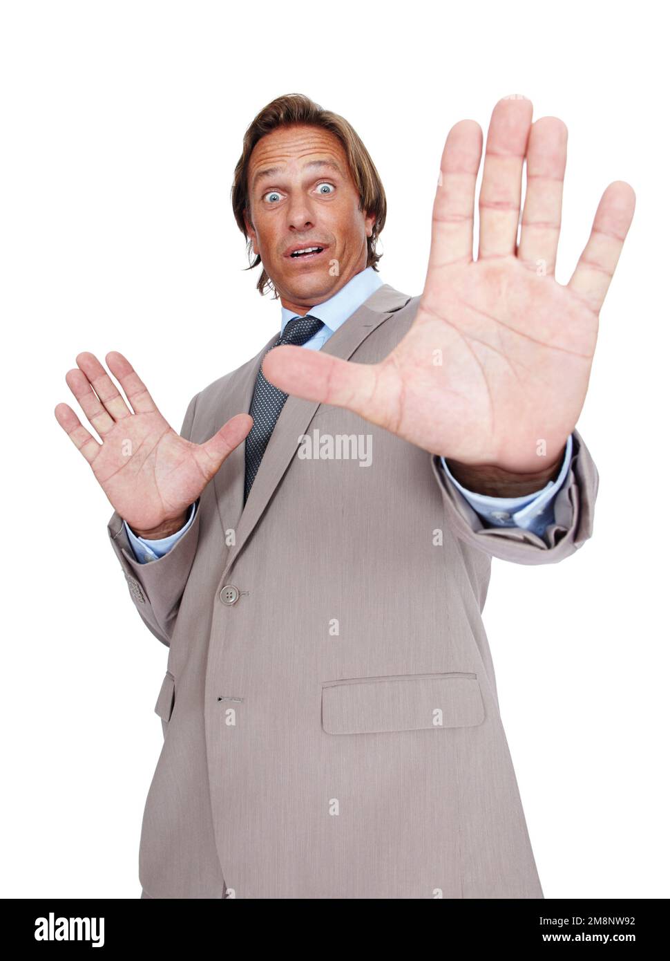 Horrified pose hi-res stock photography and images - Alamy