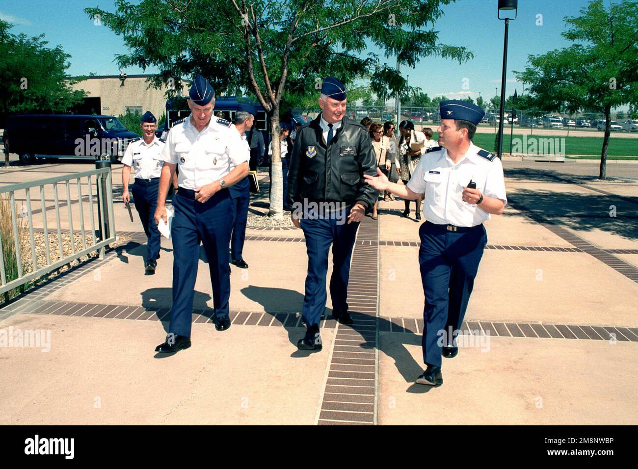 (L to R) US Air Force General Richard B. Myers, Commander in CHIEF ...