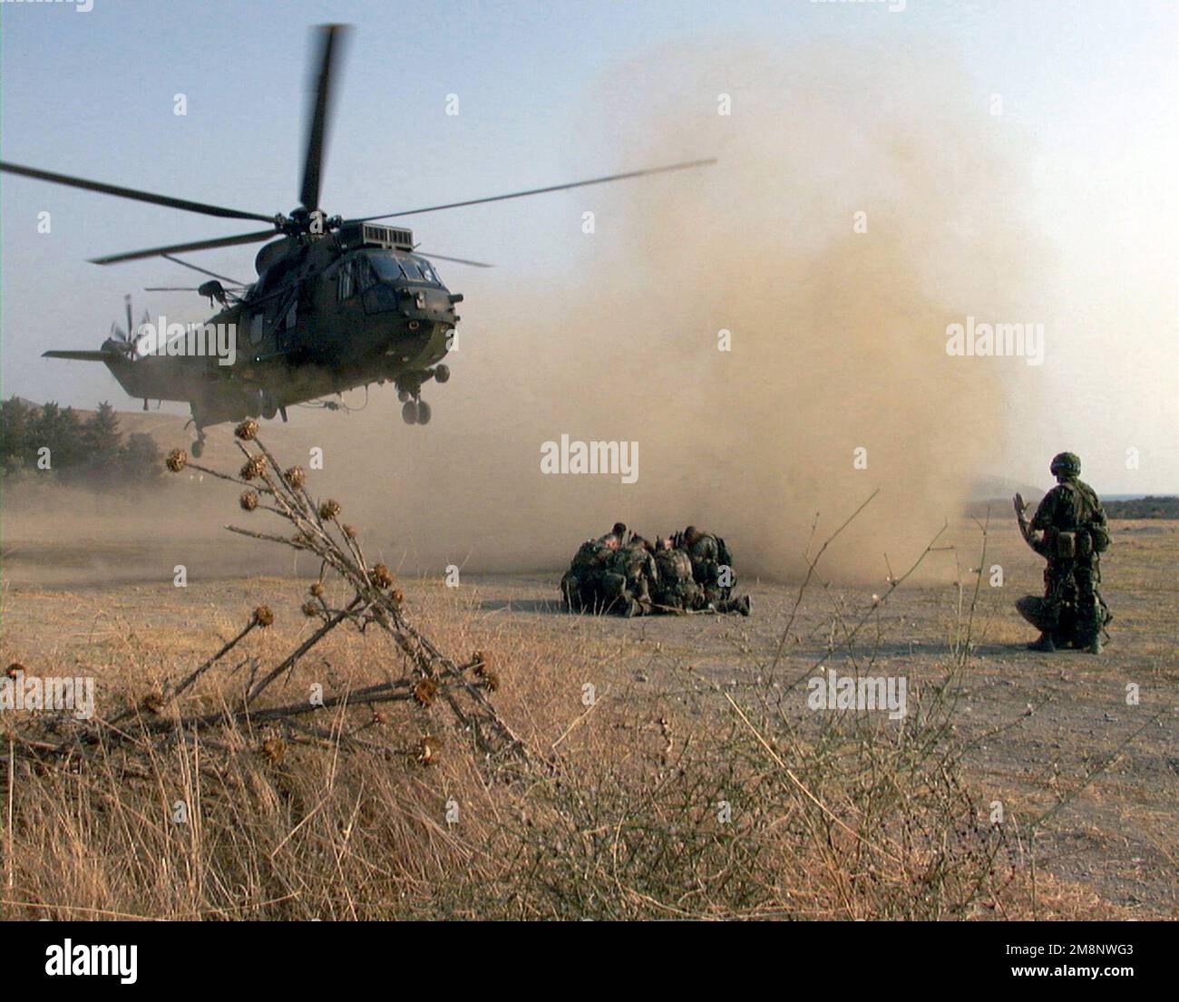 Trusting in British pilots in their Westland Sea King MK4 Helocopter ...