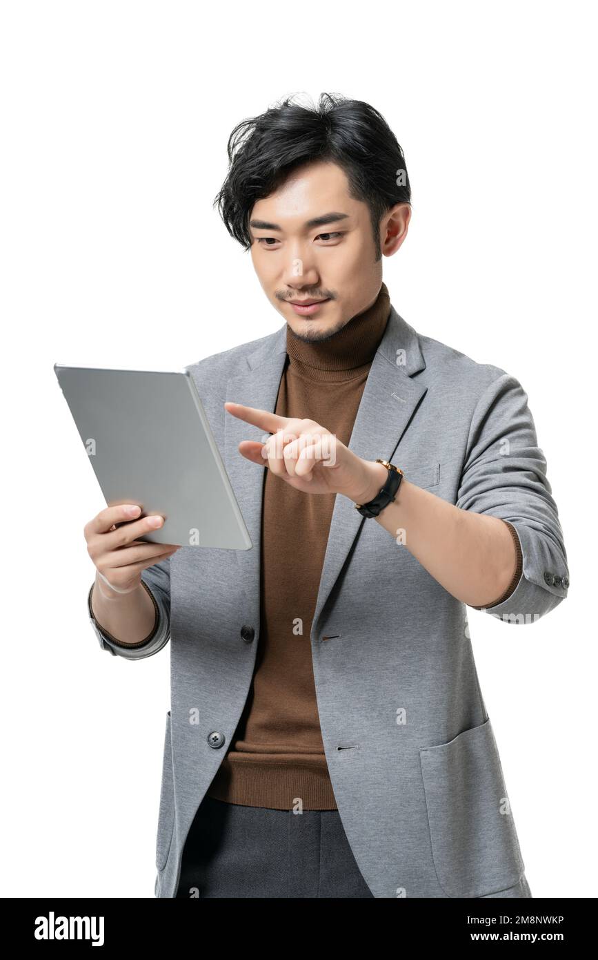 Take the young man Stock Photo - Alamy