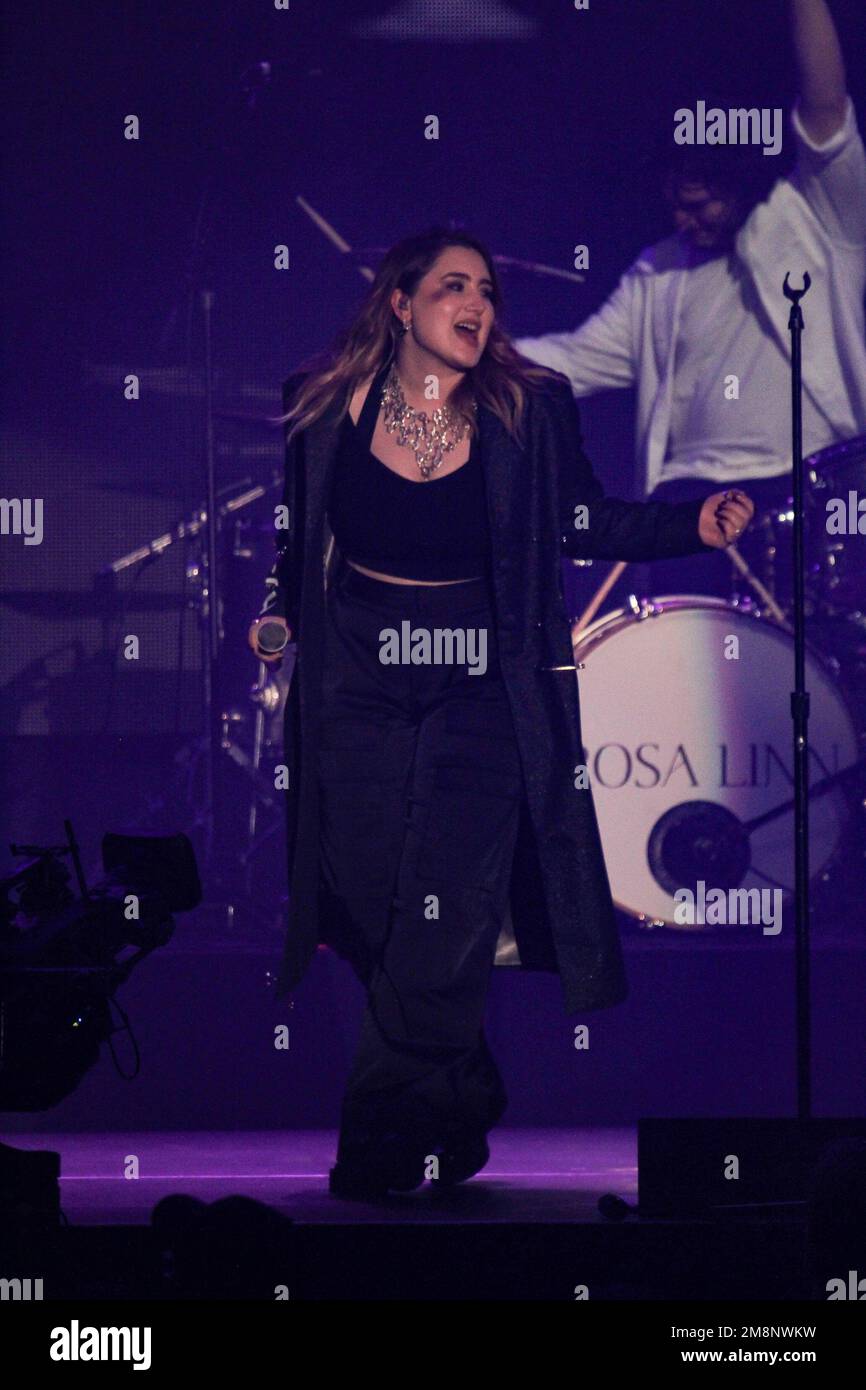 Los Angeles, USA . 14th Jan, 2023. Rosa Linn performs at iHeartRadio ...