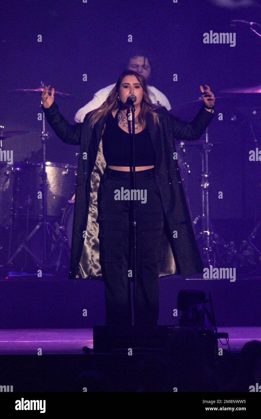 Los Angeles, USA. 14th Jan, 2023. Rosa Linn performs at iHeartRadio ...