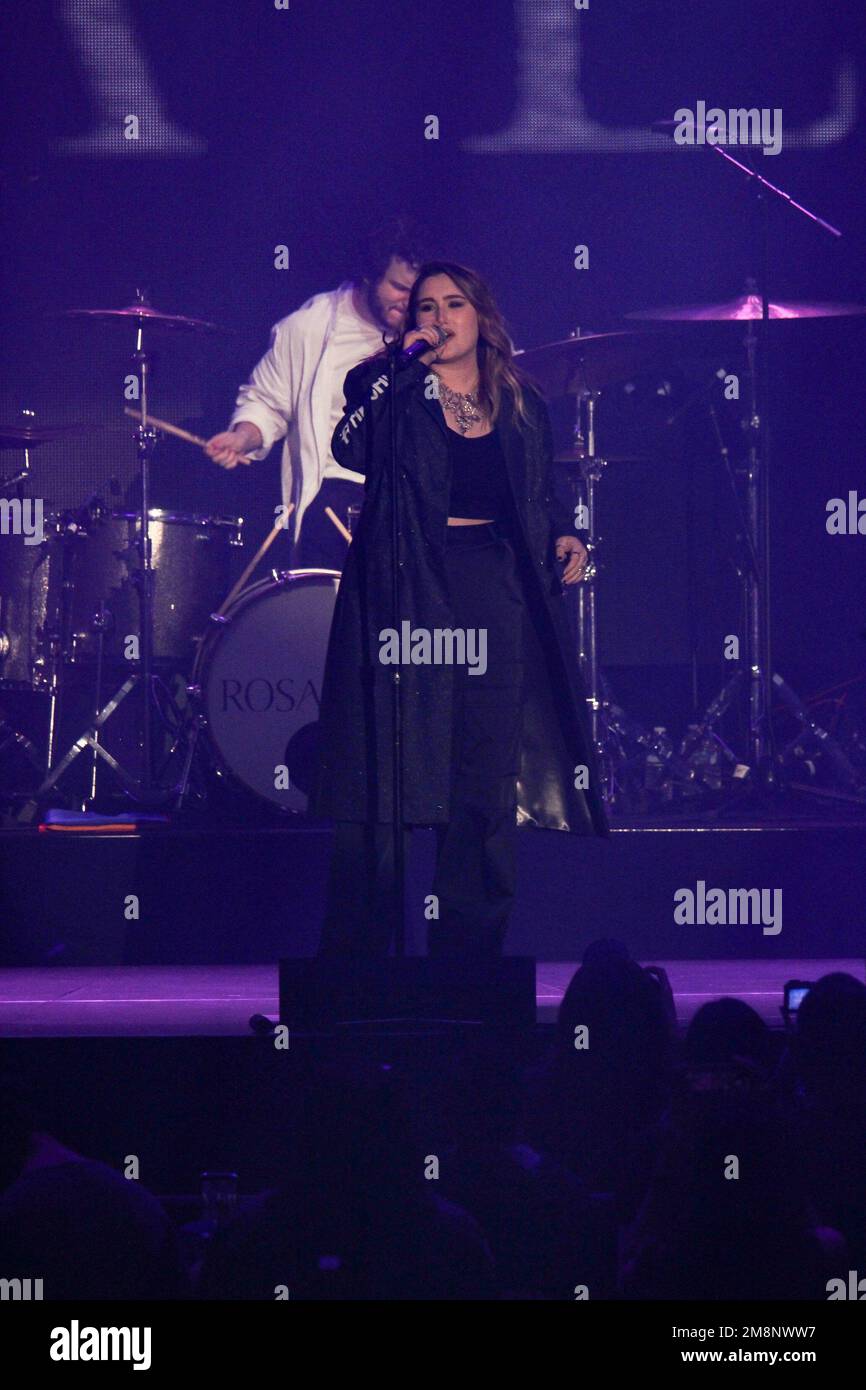 Los Angeles, USA. 14th Jan, 2023. Rosa Linn performs at iHeartRadio ...