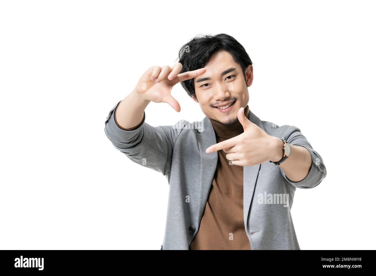 Take the young man Stock Photo - Alamy