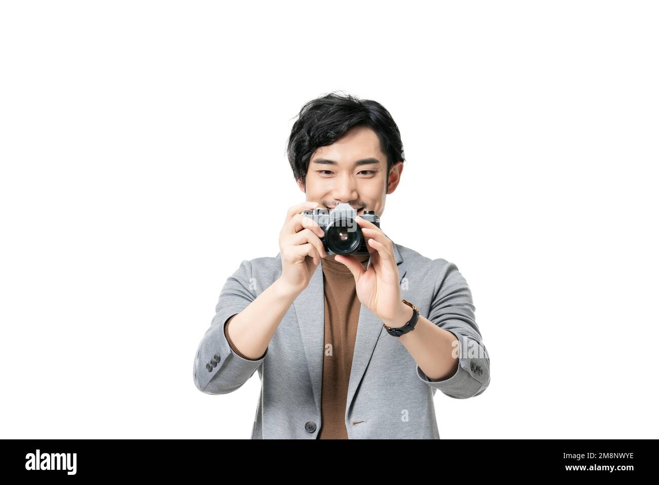 Take the young man Stock Photo - Alamy