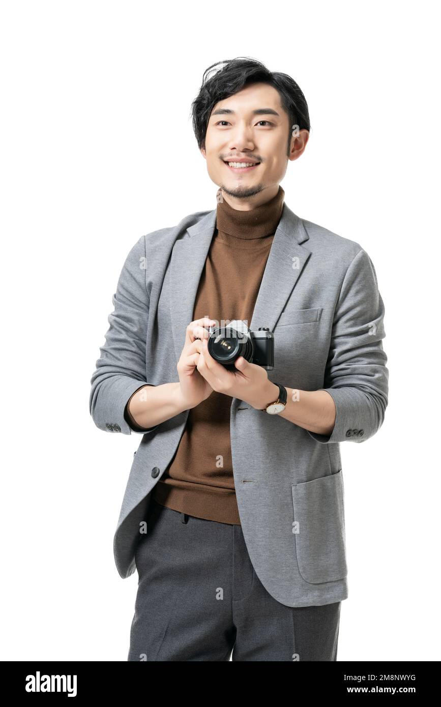 Take the young man Stock Photo - Alamy