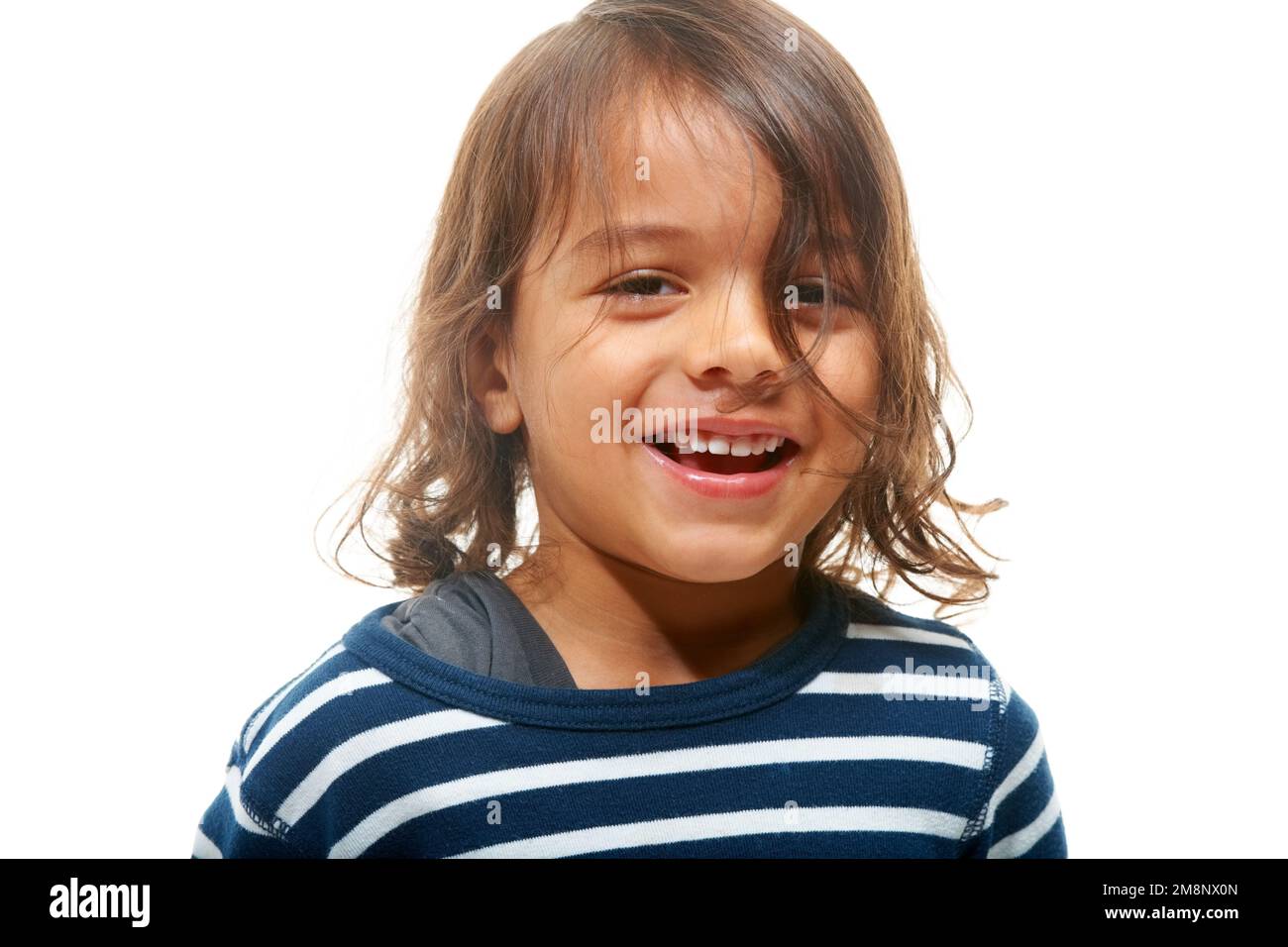 Very happy kids on white background hi-res stock photography and images ...