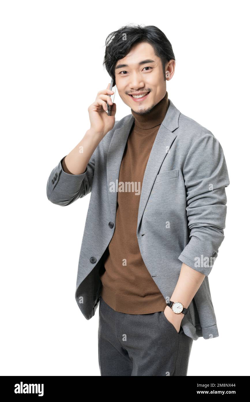 Take the young man Stock Photo - Alamy