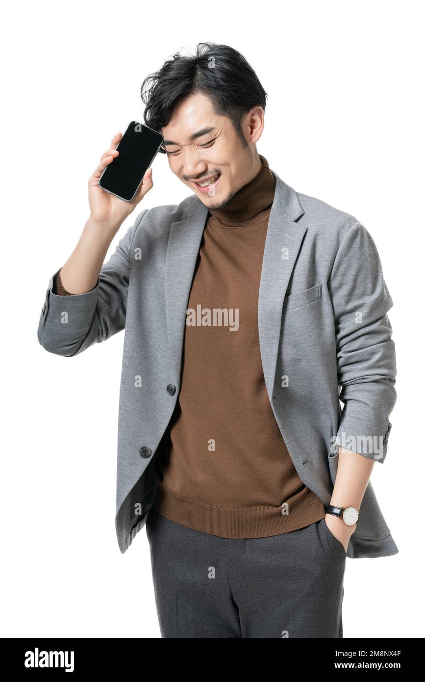 Take the young man Stock Photo - Alamy