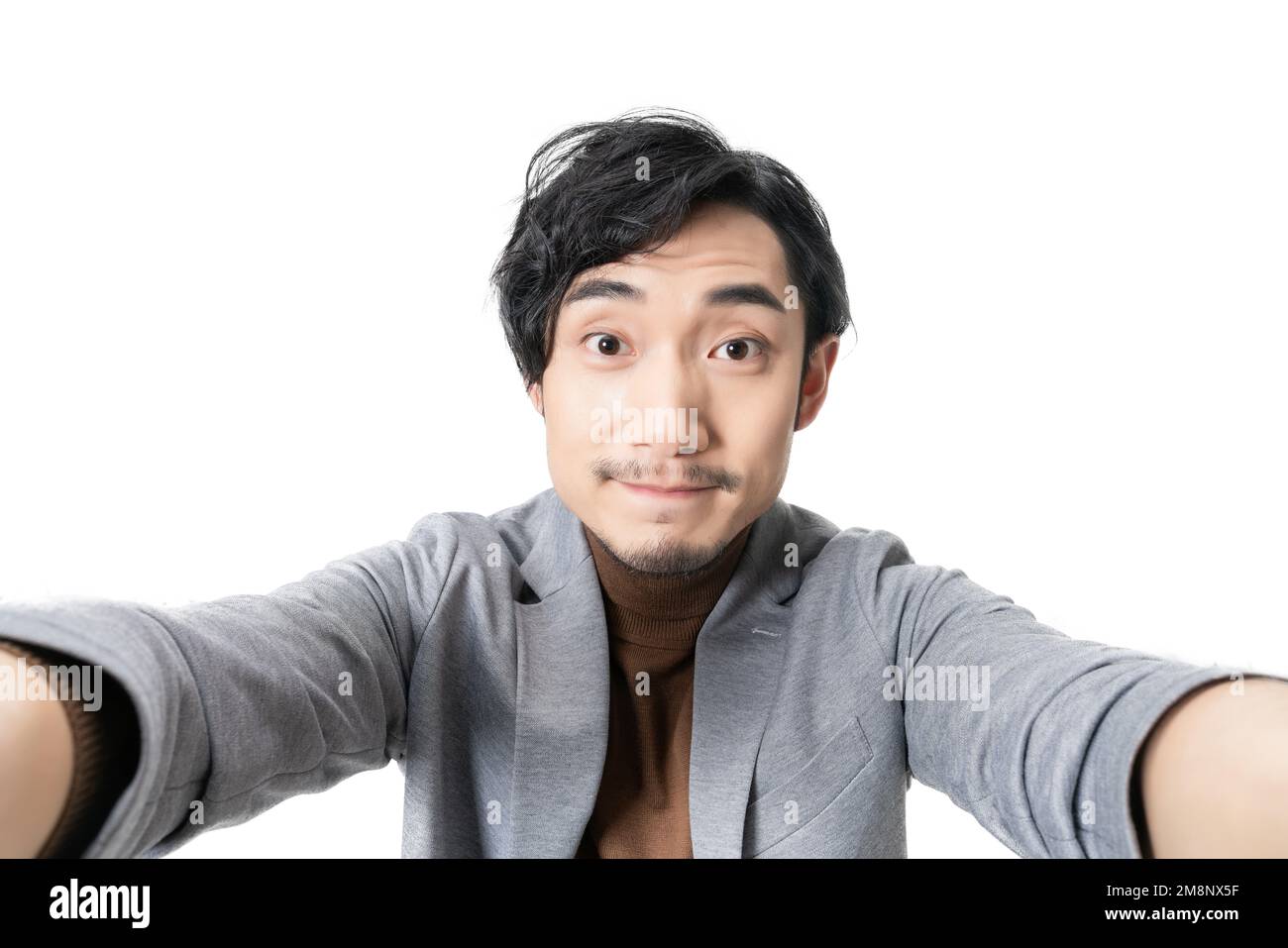 Take the young man Stock Photo - Alamy