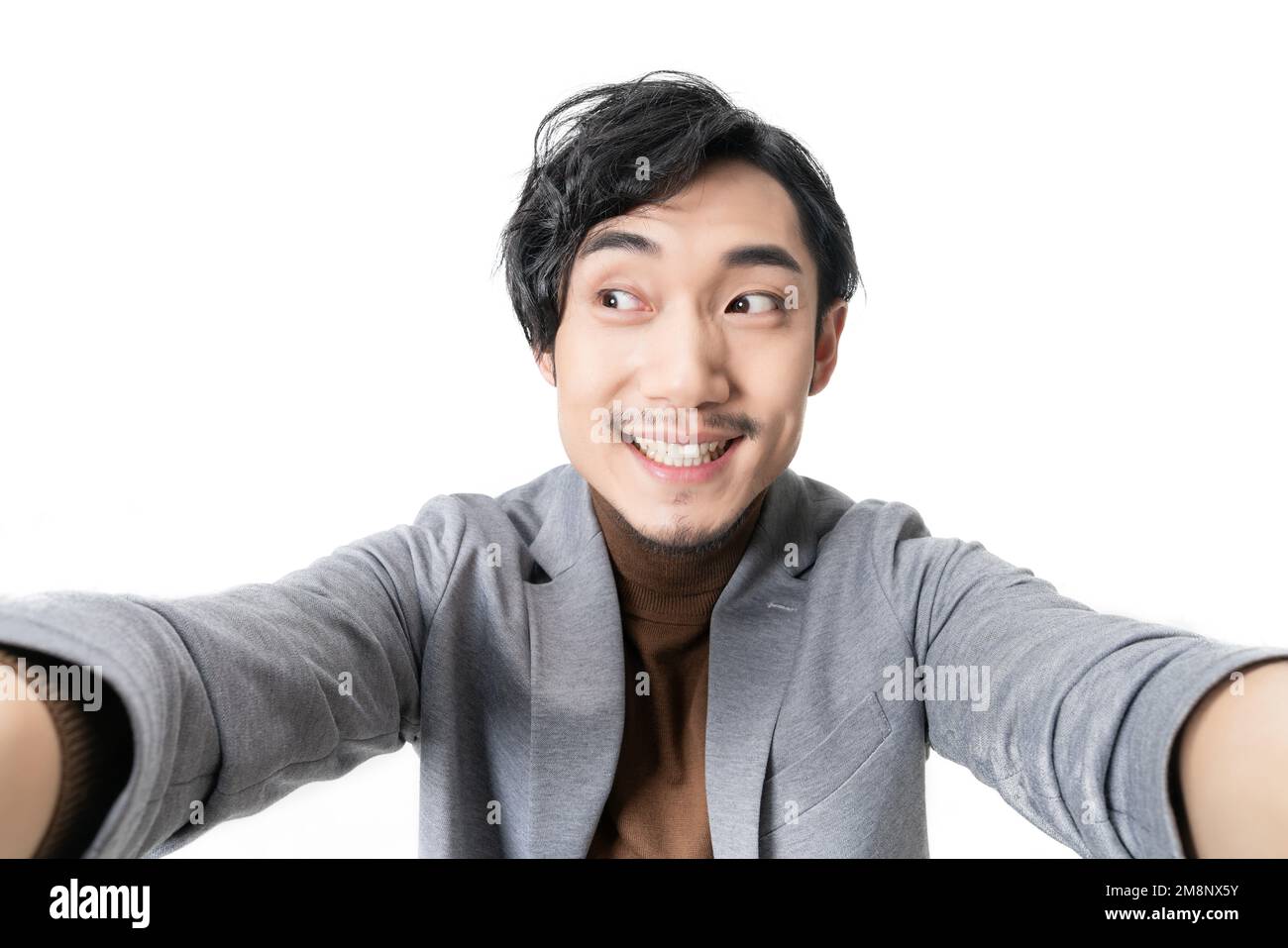 Take the young man Stock Photo - Alamy