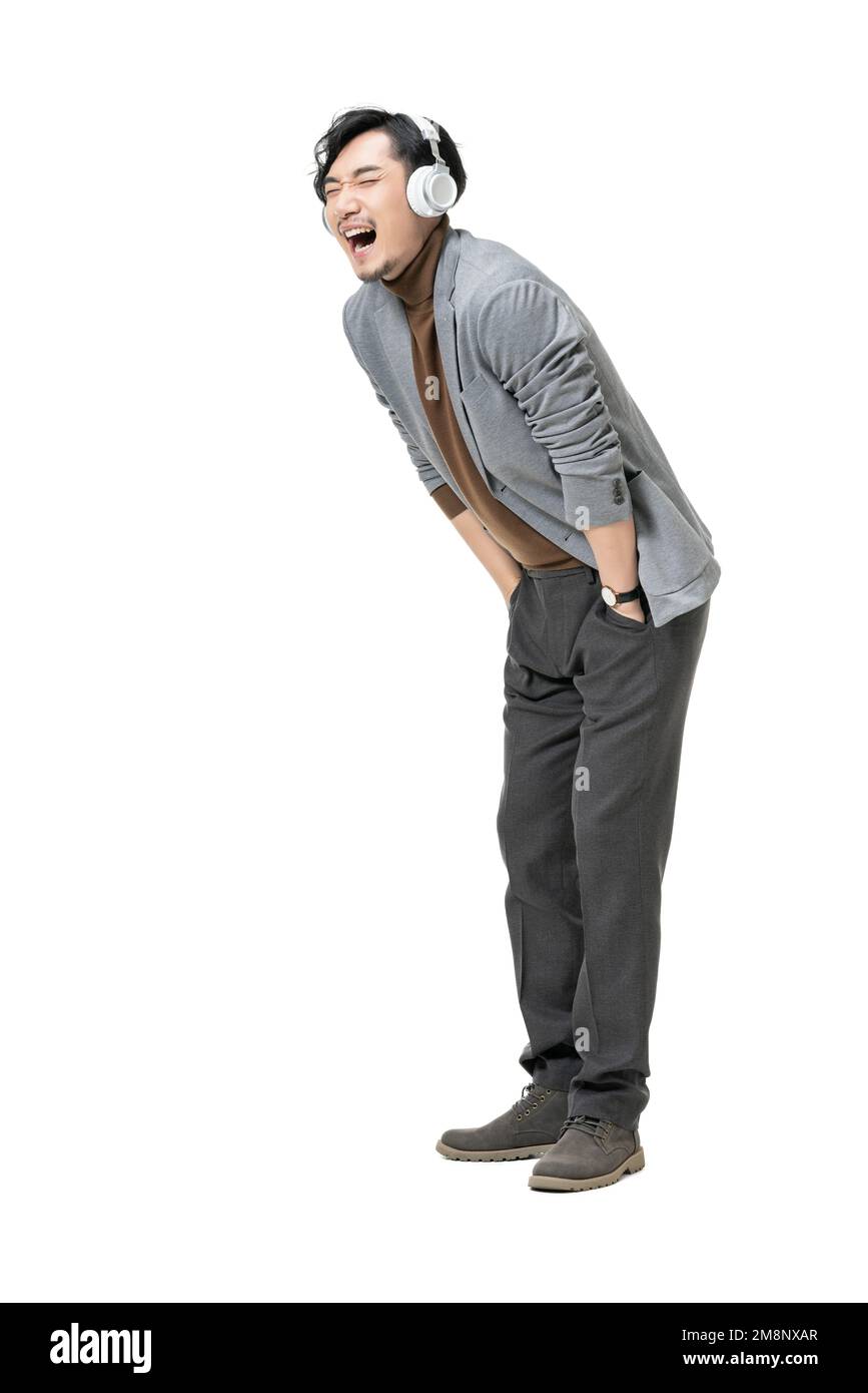 Take the young man Stock Photo - Alamy