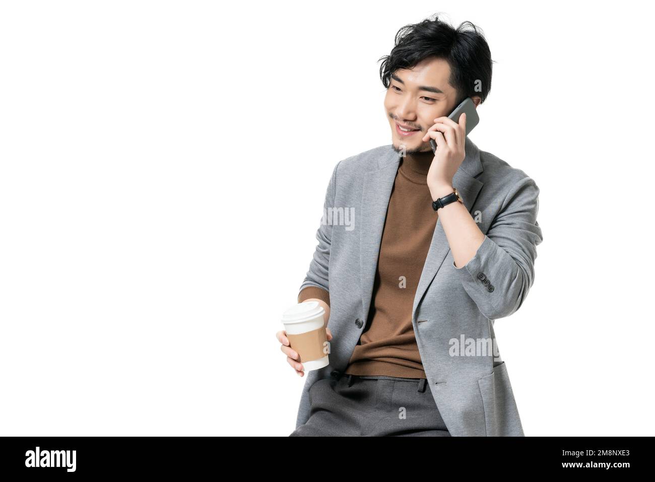 Take the young man Stock Photo - Alamy