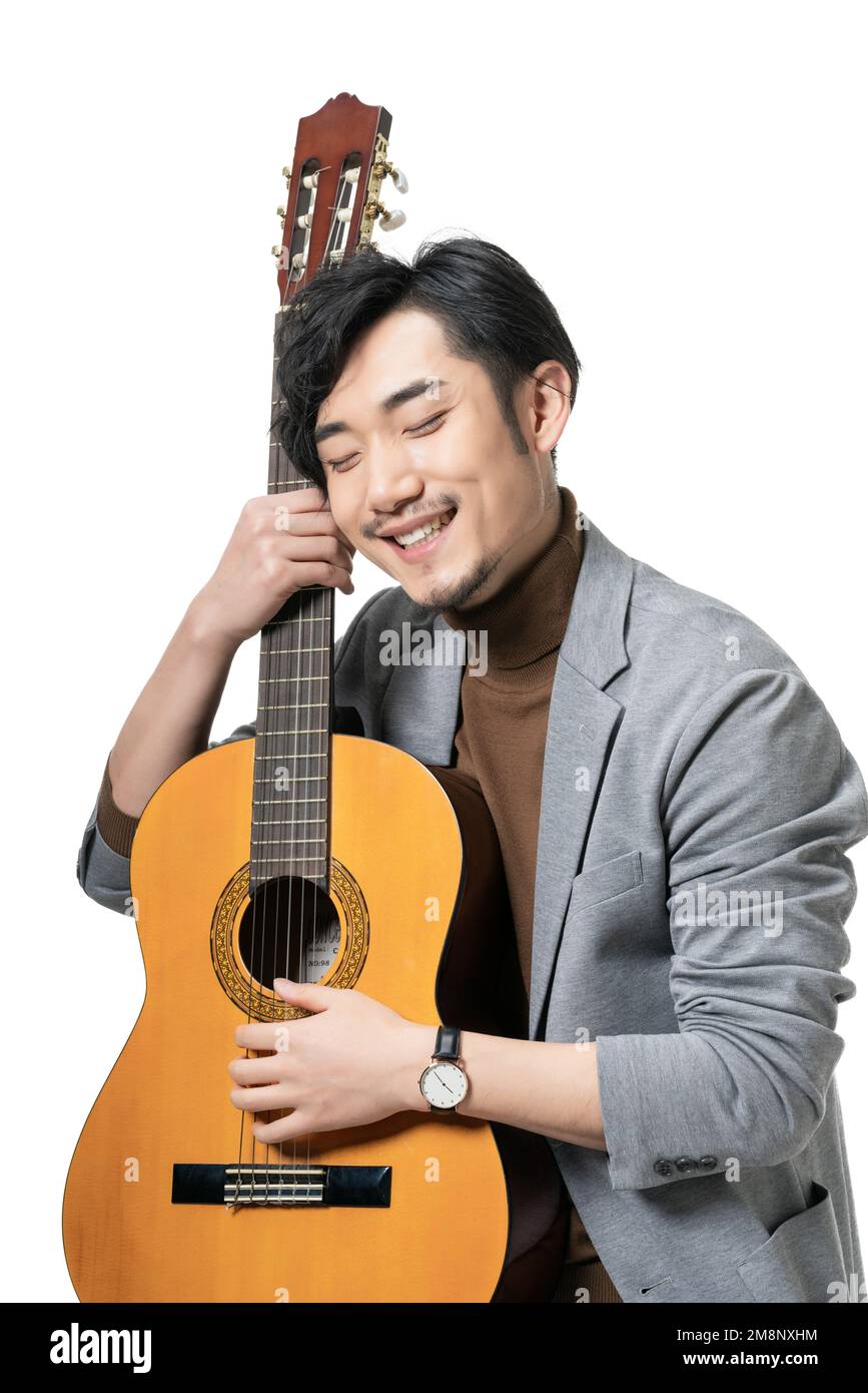 Take the young man Stock Photo - Alamy