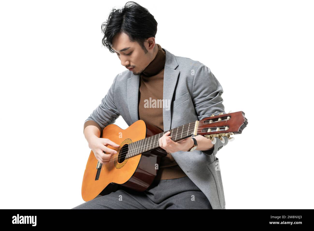 Take the young man Stock Photo - Alamy