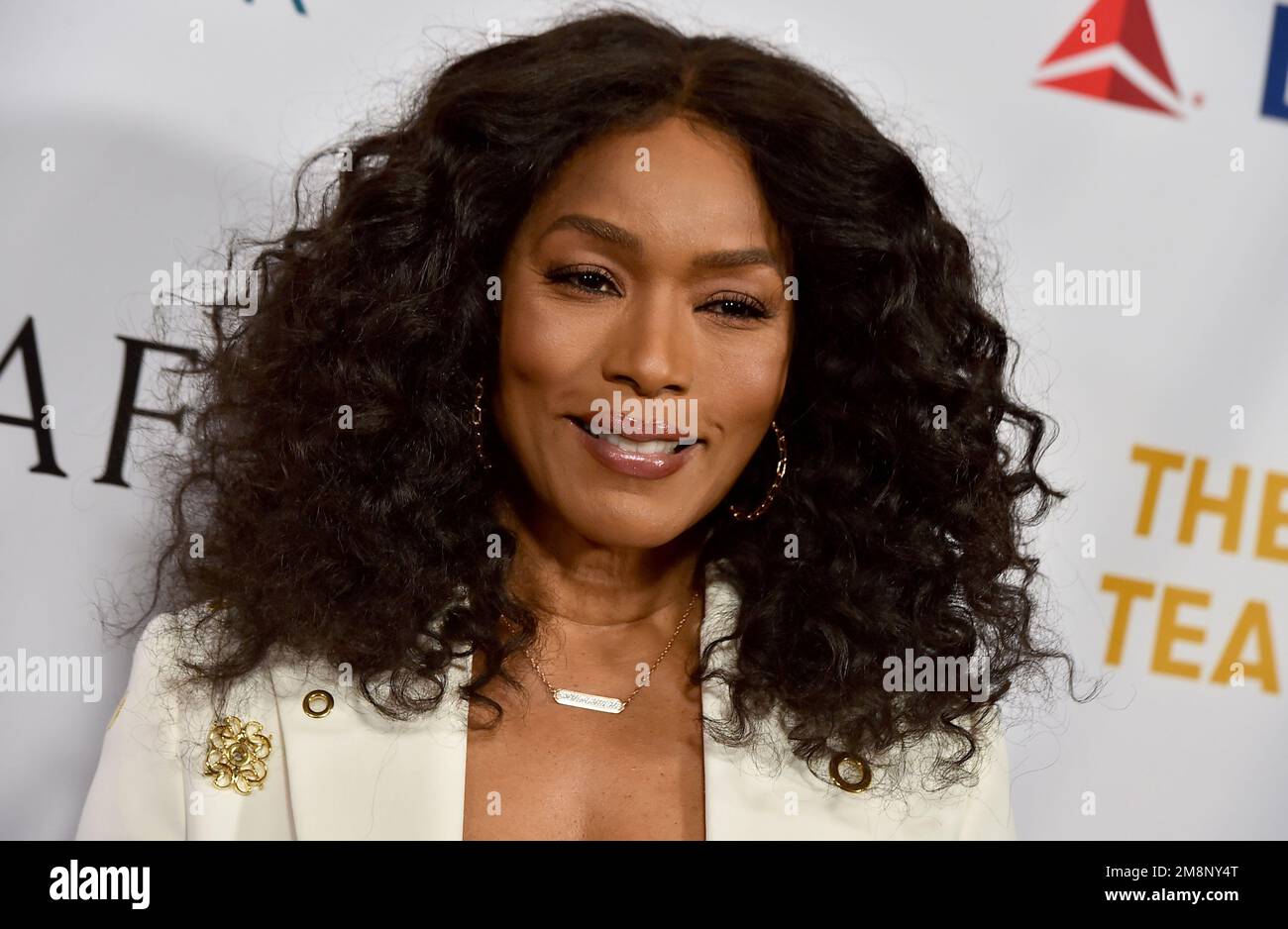 Angela Bassett arrives at the 2023 BAFTA Tea Party, Saturday, Jan. 14 ...