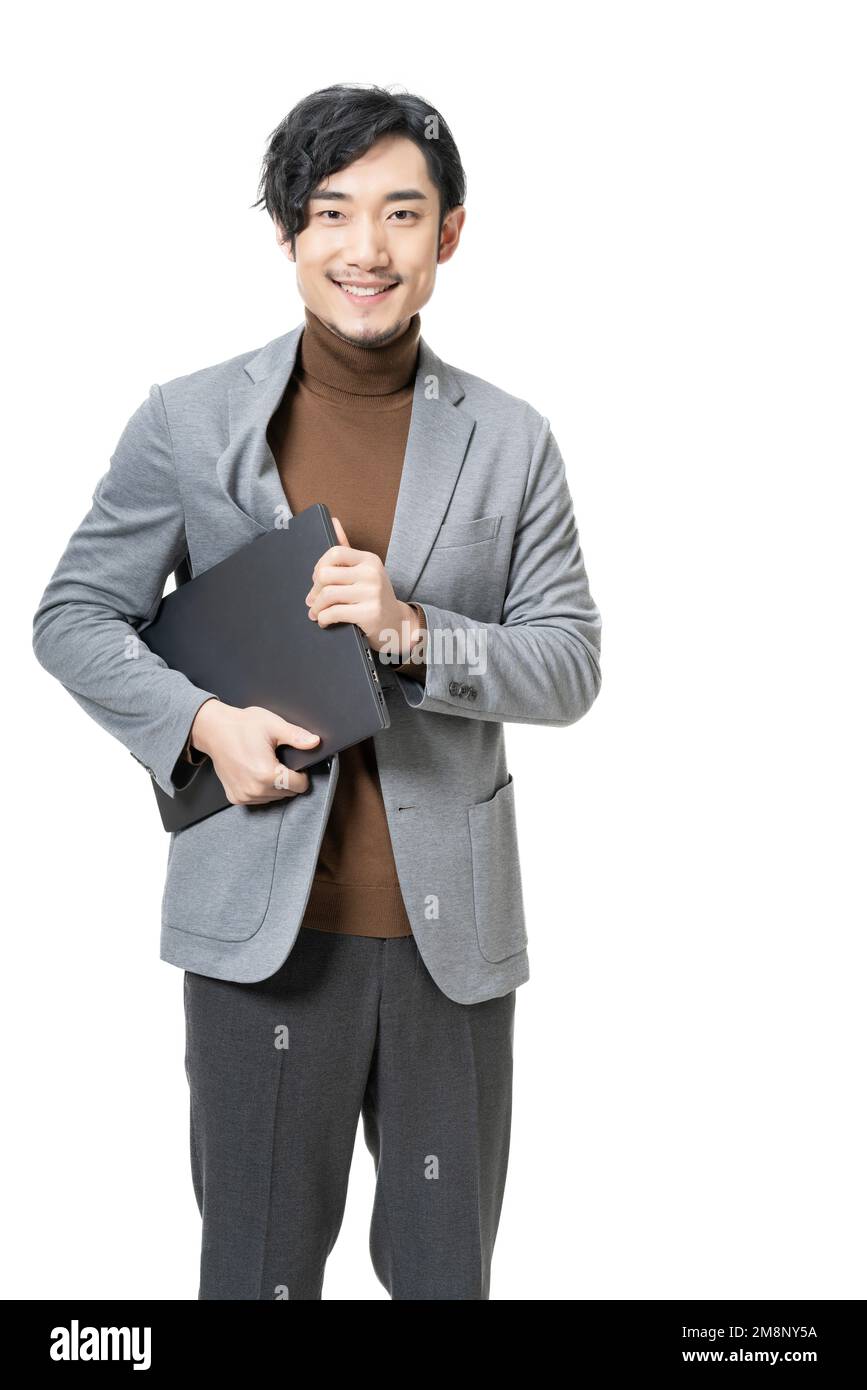 Take the young man Stock Photo - Alamy