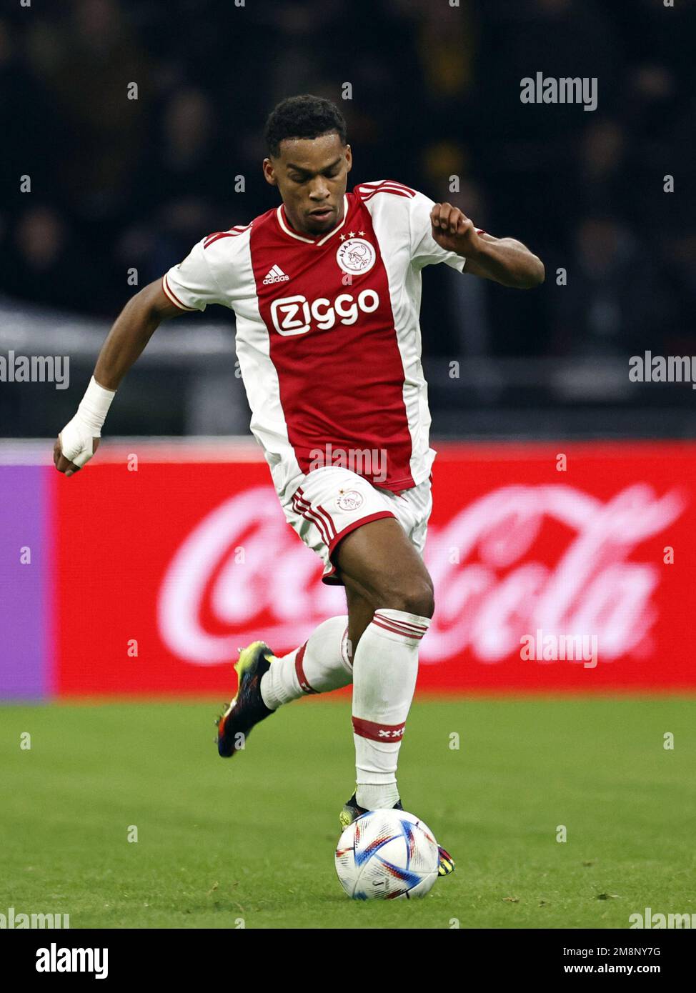 Netherlands. 14th Jan, 2023. AMSTERDAM - Jurrien Timber of Ajax during ...