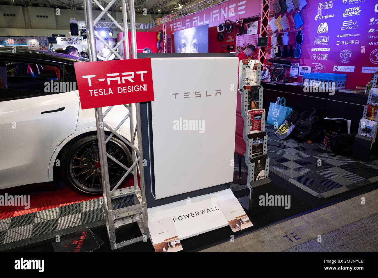 Chiba, Chiba Prefecture, Japan. 13th Jan, 2023. A Tesla Powerwall ...