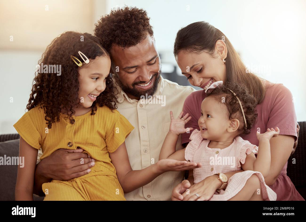 Hispanic And Black Mixed Babies