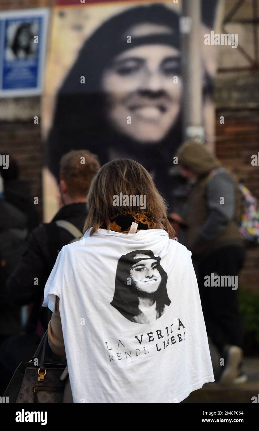 Hundreds of people take part in a sit in near the Vatican in the memory ...
