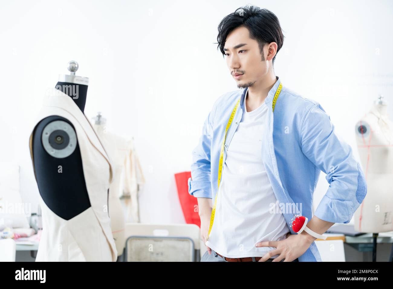 Young male clothing designer Stock Photo - Alamy