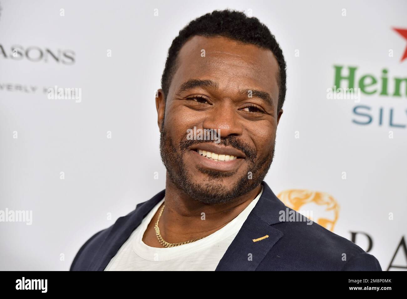 Lyriq Bent arrives at the 2023 BAFTA Tea Party, Saturday, Jan. 14, 2023 ...