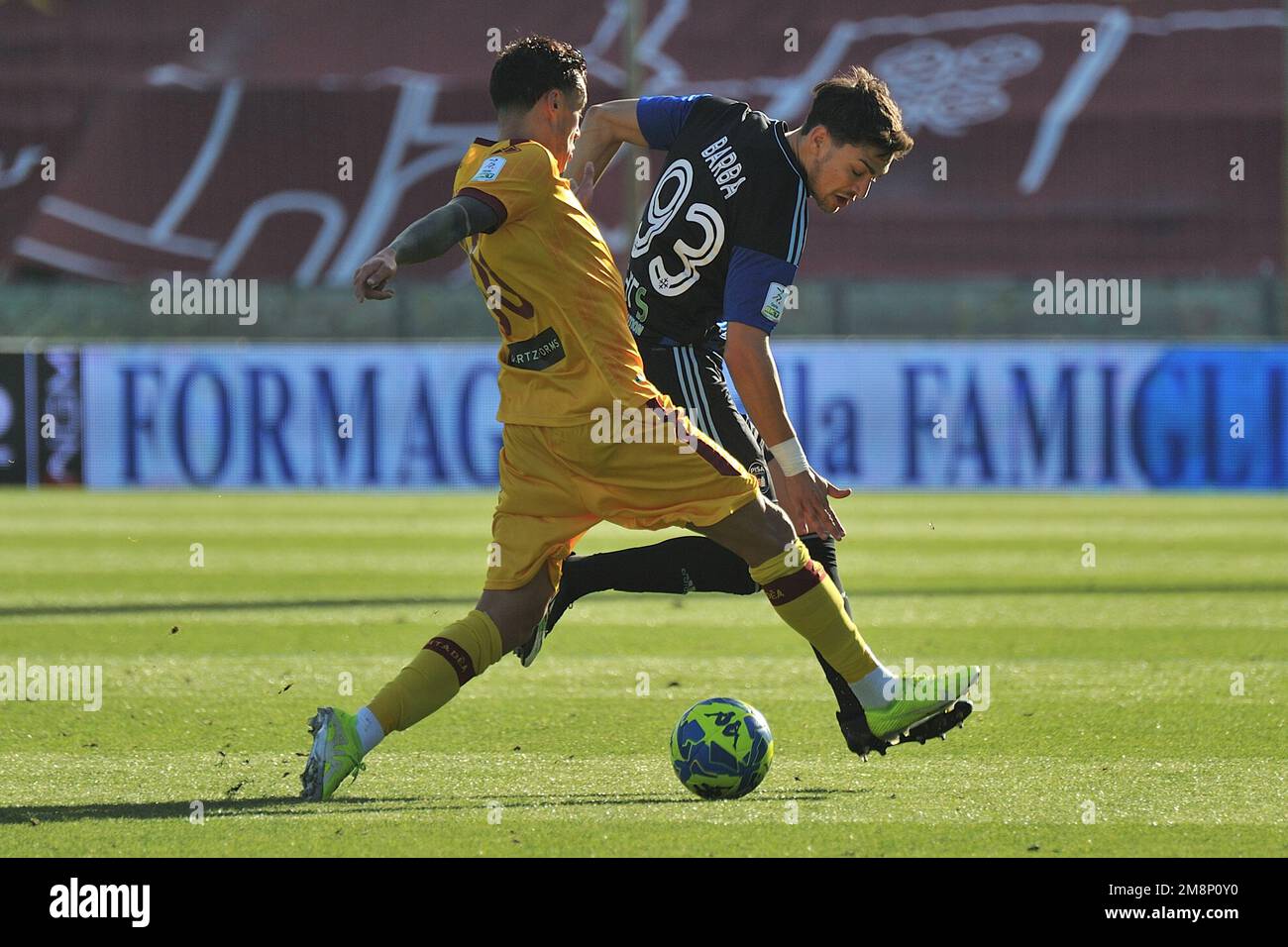 Pisa, Italy. 14th Jan, 2023. Federico Barba (Pisa) thwarted by Ignacio ...