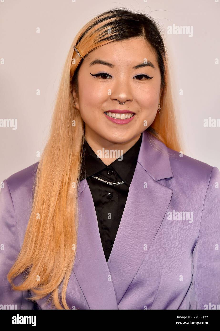 So Yun Um arrives at the 2023 BAFTA Tea Party, Saturday, Jan. 14, 2023 ...