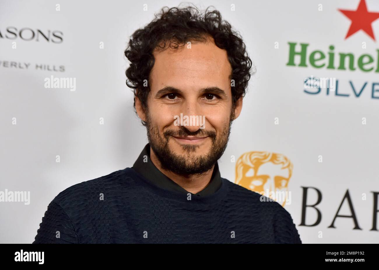 Ali Abbasi arrives at the 2023 BAFTA Tea Party, Saturday, Jan. 14, 2023 ...