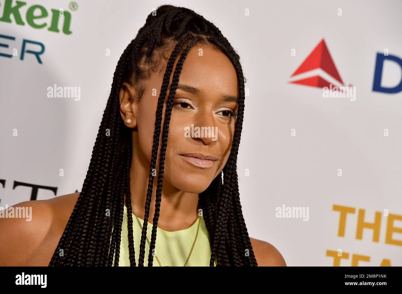 Rebeca Huntt arrives at the 2023 BAFTA Tea Party, Saturday, Jan. 14 ...