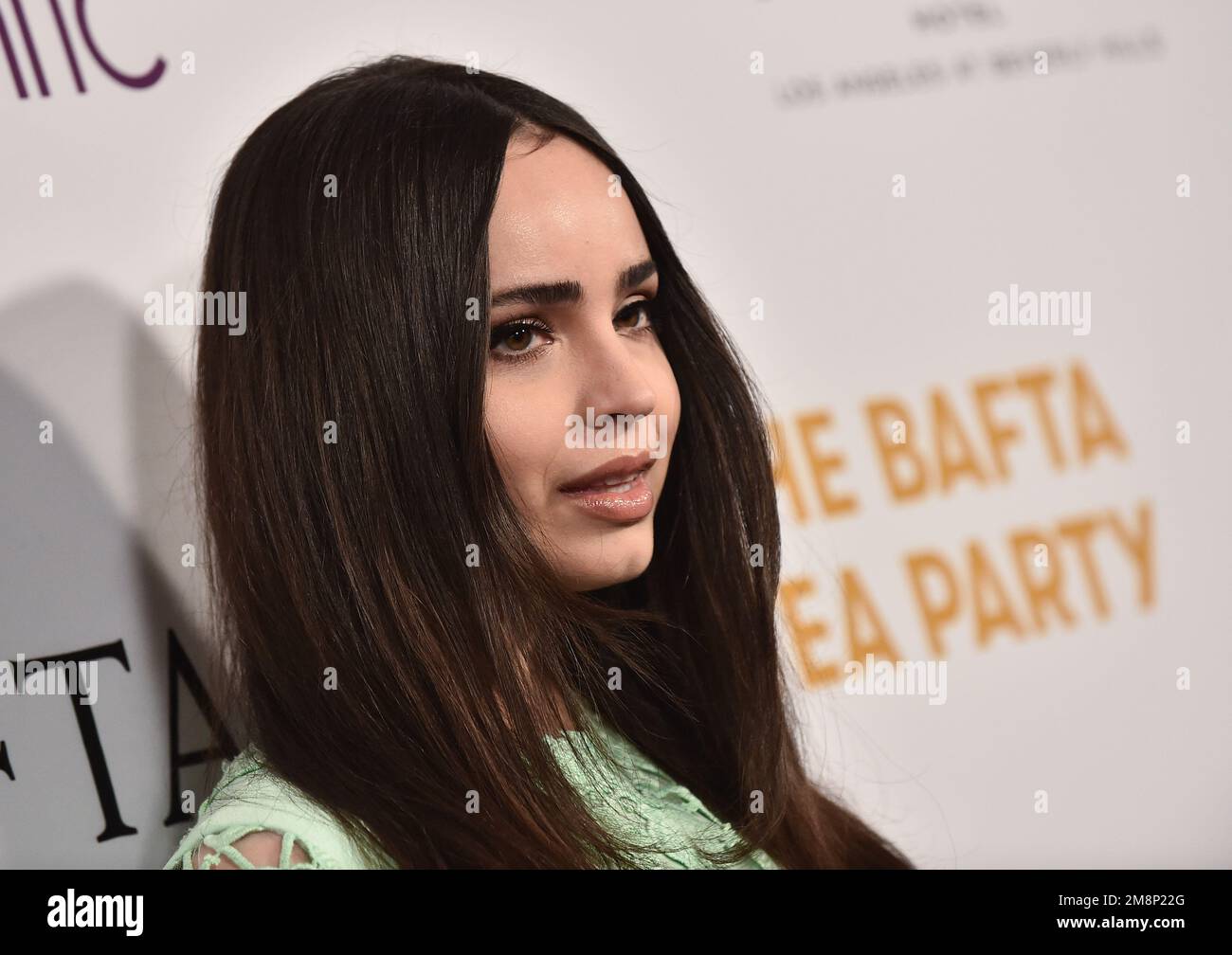 Los Angeles, USA. 14th Jan, 2023. Sofia Carson arriving to the 2023 ...
