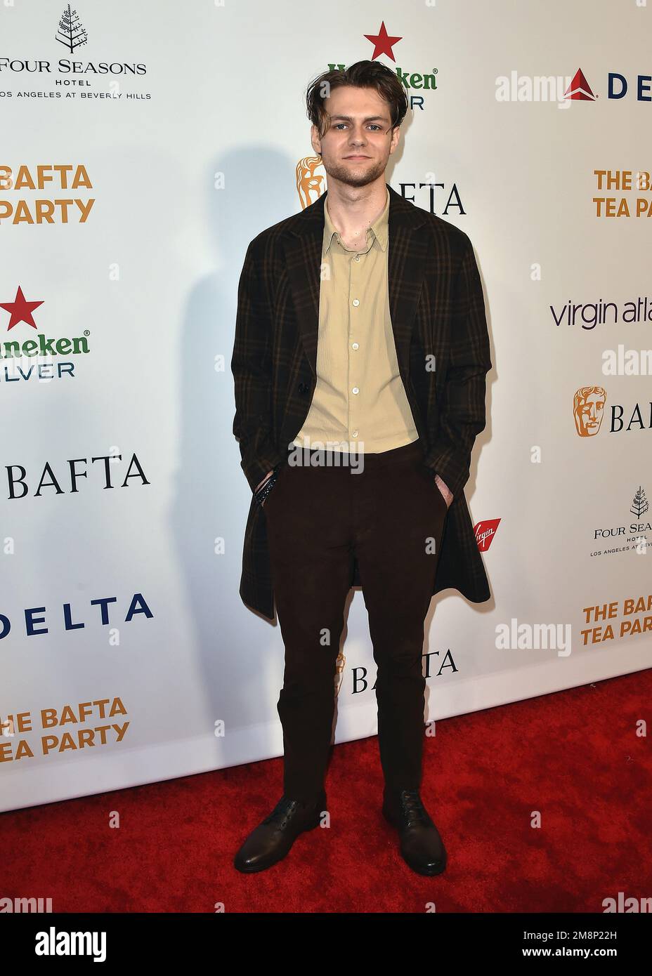 Los Angeles, USA. 14th Jan, 2023. Ty Simpkins walking the red carpet at ...