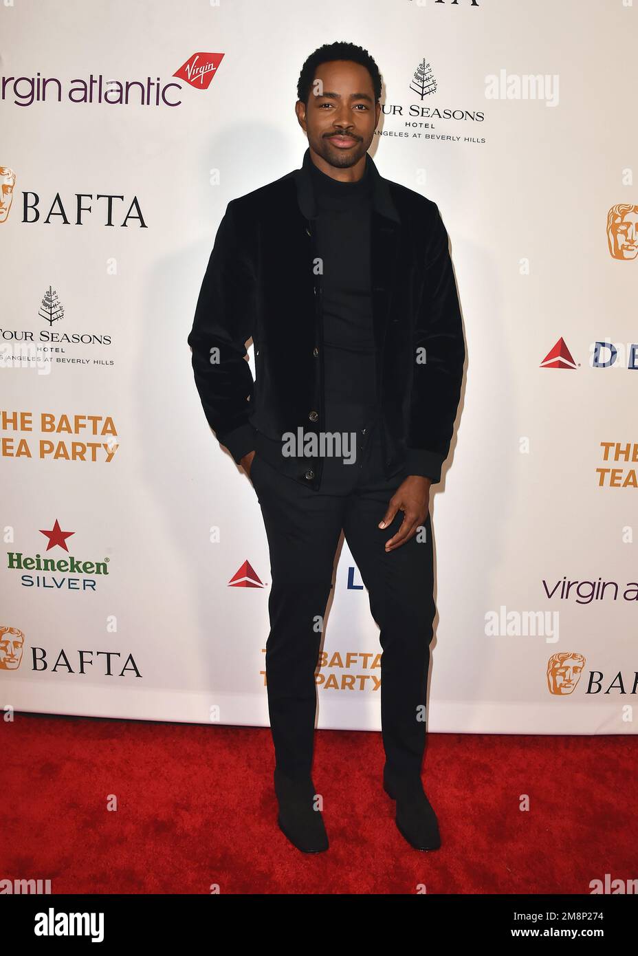 Los Angeles, USA . 14th Jan, 2023. Jay Ellis walking the red carpet at ...