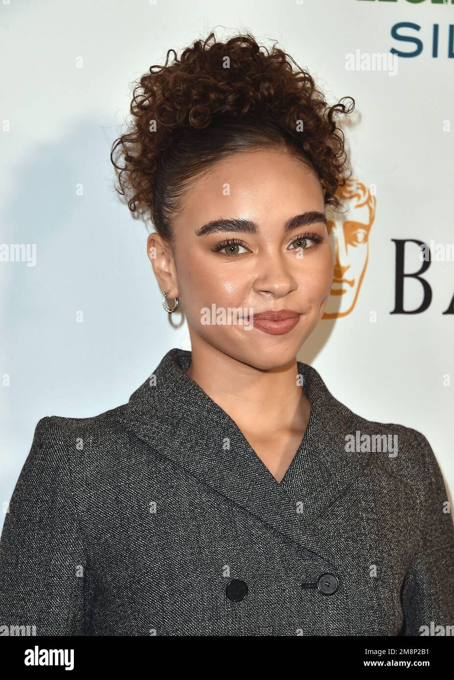 Los Angeles, USA. 14th Jan, 2023. Bailey Bass walking the red carpet at ...