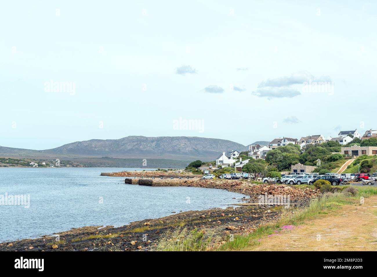 Witsand, South Africa - Sep 24, 2022: View of the harbor and marina in ...