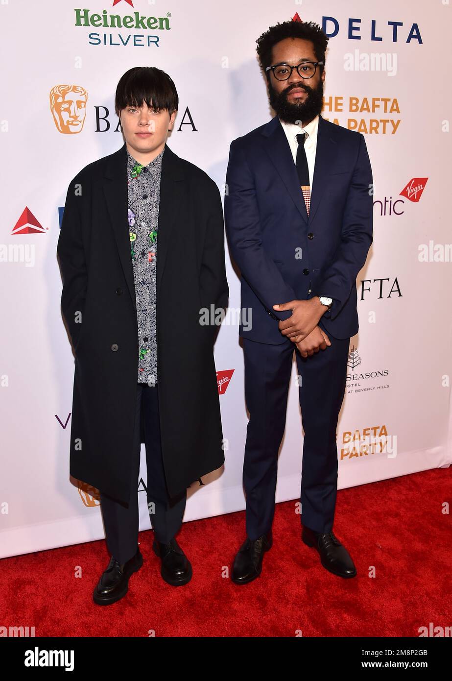 Los Angeles, USA. 14th Jan, 2023. Charlotte Wells and Blair McClendon ...