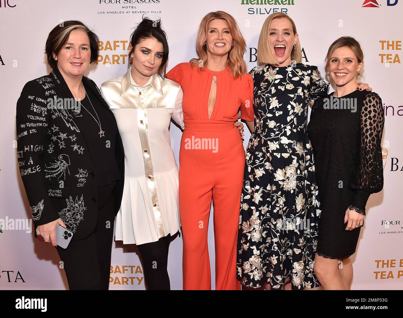 Los Angeles, USA. 14th Jan, 2023. Dearbhla Walsh, Eve Hewson, Sharon ...