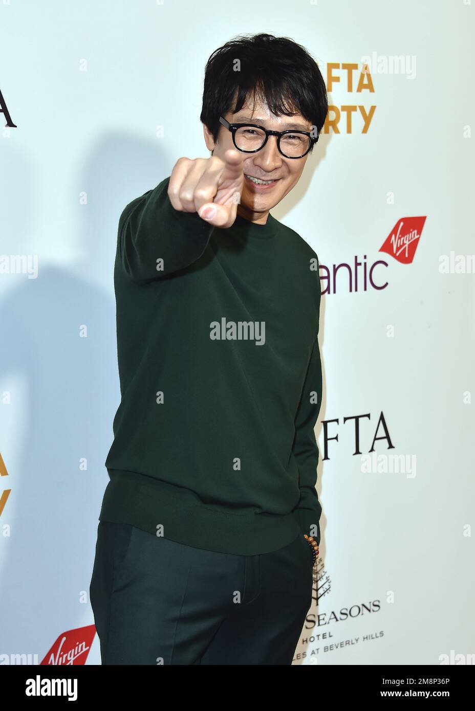 Los Angeles, USA. 14th Jan, 2023. Ke Huy Quan walking the red carpet at ...