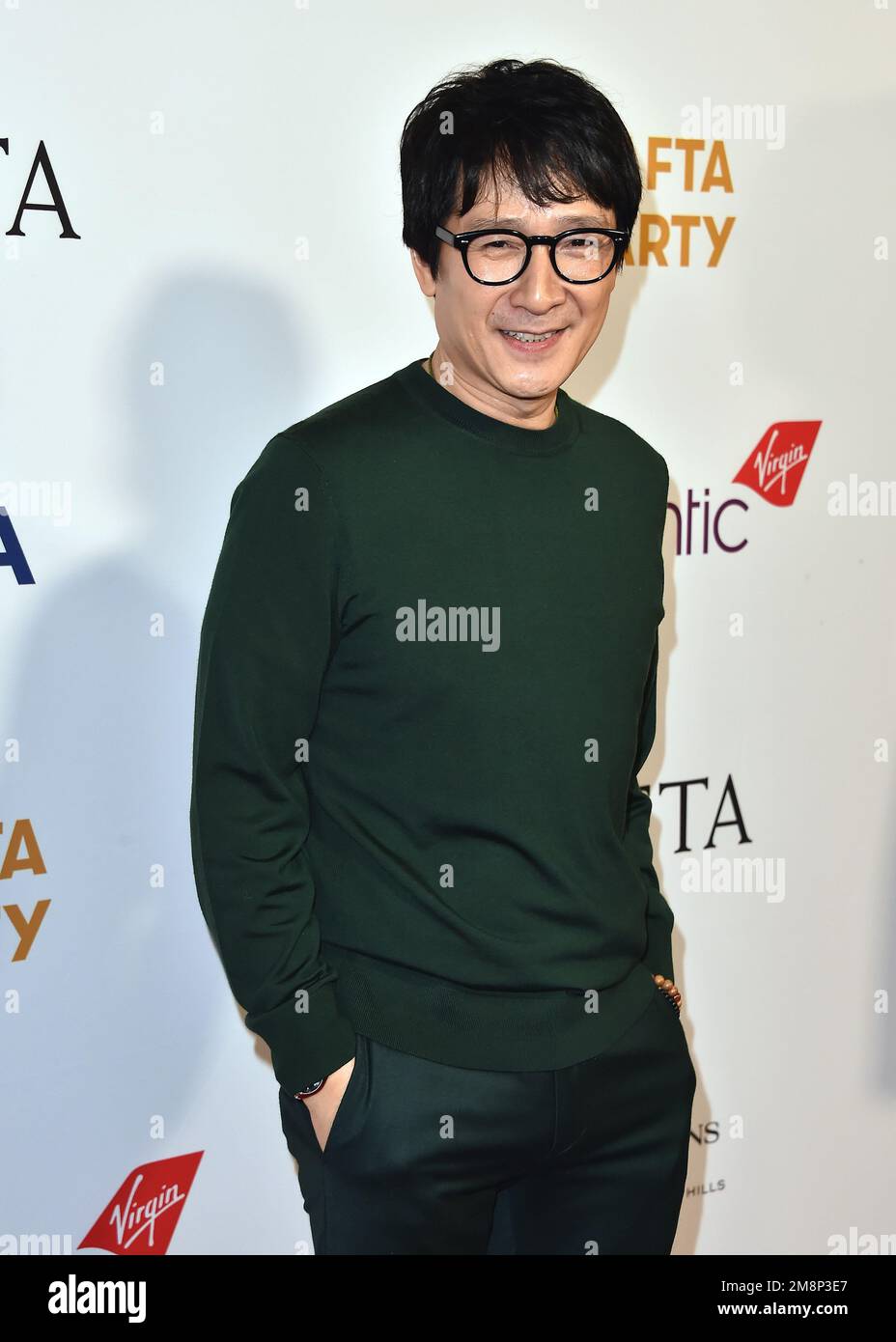 Los Angeles, USA . 14th Jan, 2023. Ke Huy Quan walking the red carpet ...