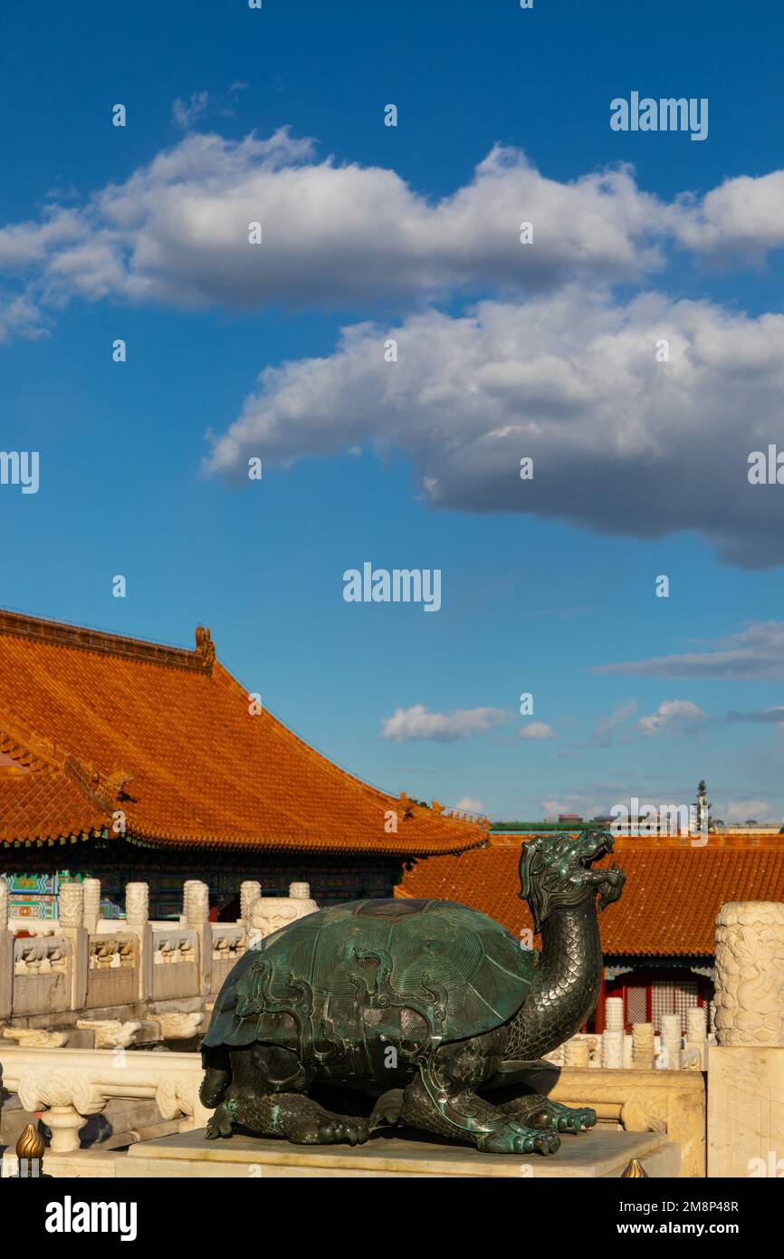 The Forbidden City leading turtle Stock Photo - Alamy