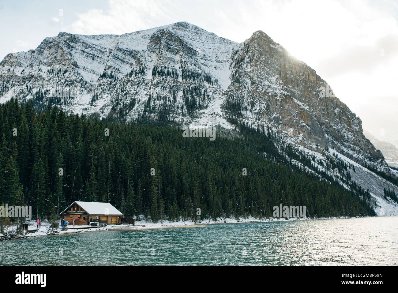 Lake Louise, Banff National Park, Alberta, Canada . This glacially fed ...