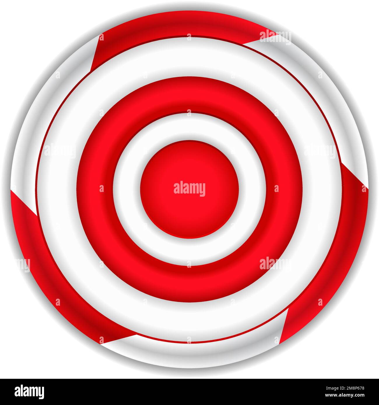 Red target, vector eps10 illustration Stock Vector Image & Art - Alamy